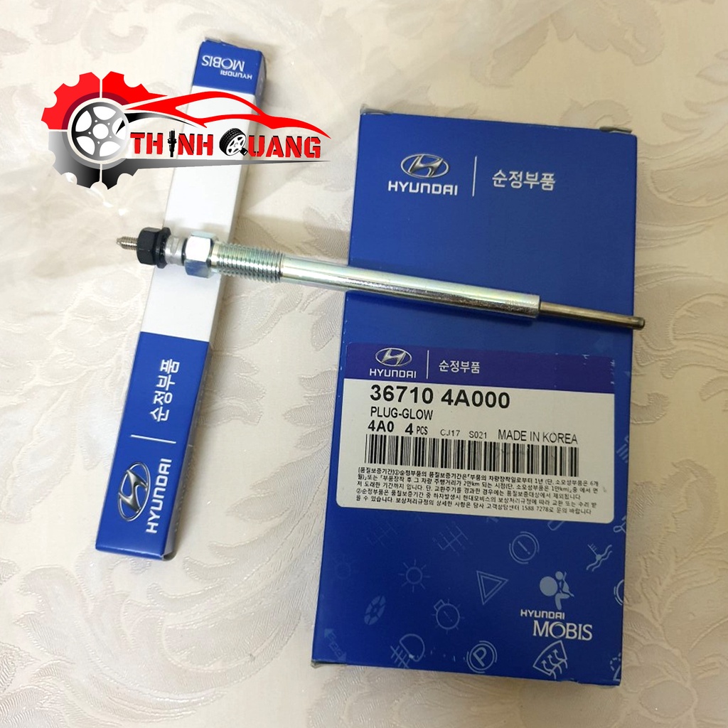 Bộ 4 Bugi sấy HYUNDAI STAREX, GRAND STAREX, PORTER 2, H-1 (367104A000 ...