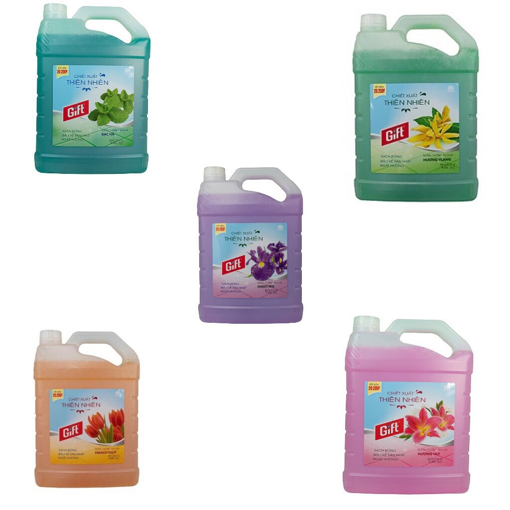 Nước lau sàn Gift 3.8 kg (đủ 10 hương) - hàng chính hãng | Shopee Việt Nam