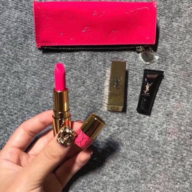 Son mini YSL Rouge Volupte Shine lỗi xước thân | Shopee Việt Nam