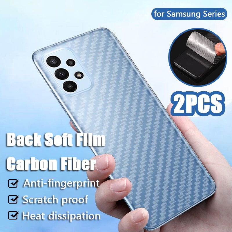 [Mua 1 để gửi 1] Miếng dán mặt lưng cacbon chống vân tay,xước Cho Samsung Galaxy A02 A03 A04 A05 ...