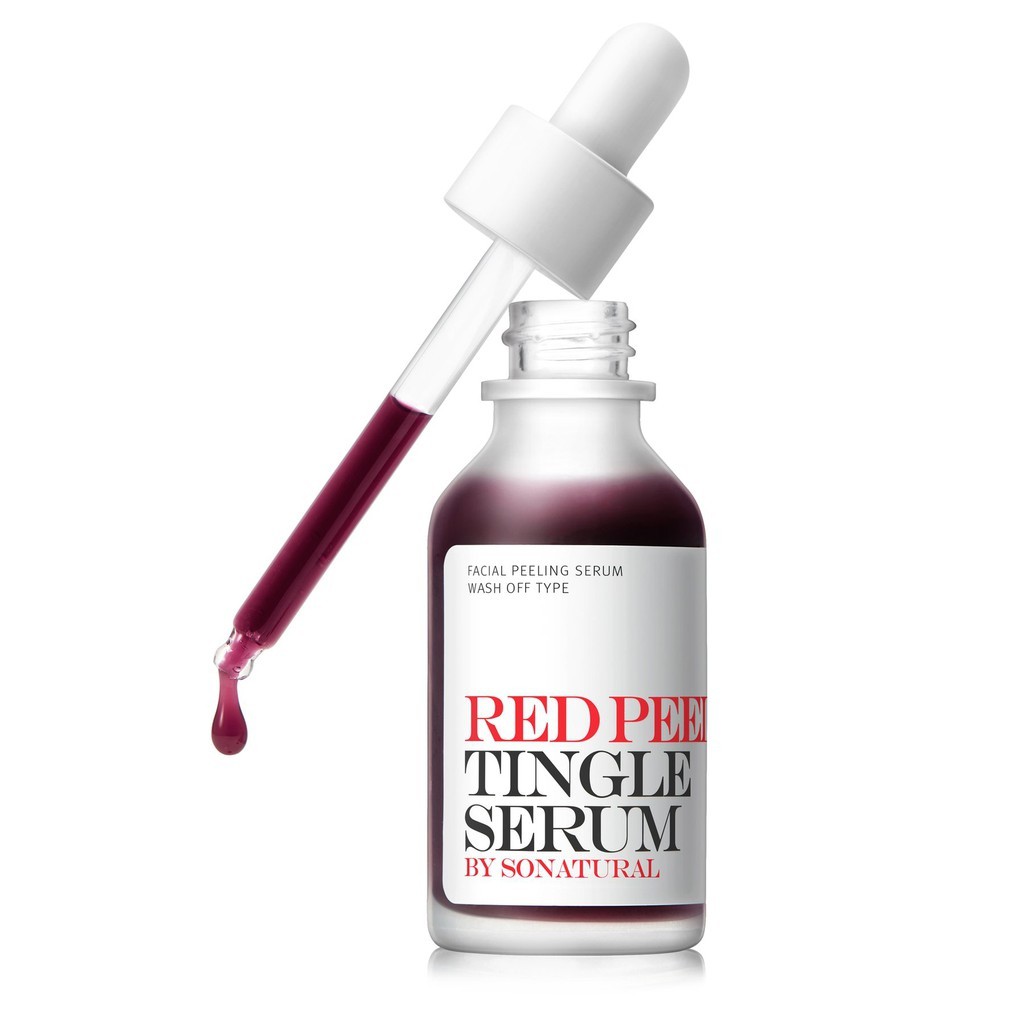 Serum Red Peel 35ml nhãn hiệu So Natural Hàn Quốc Chính Hãng | Shopee ...
