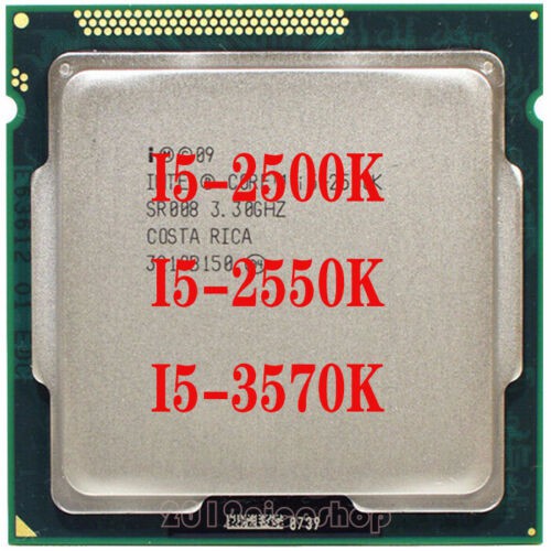 CPU intel socket 1155 i5-2500K, i5-3570K lắp cho máy tính bàn | Shopee ...