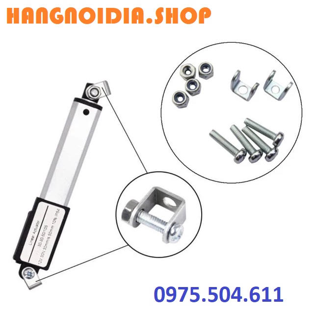 Xy lanh điện Mini 12V - kích thước 30-100mm | Shopee Việt Nam