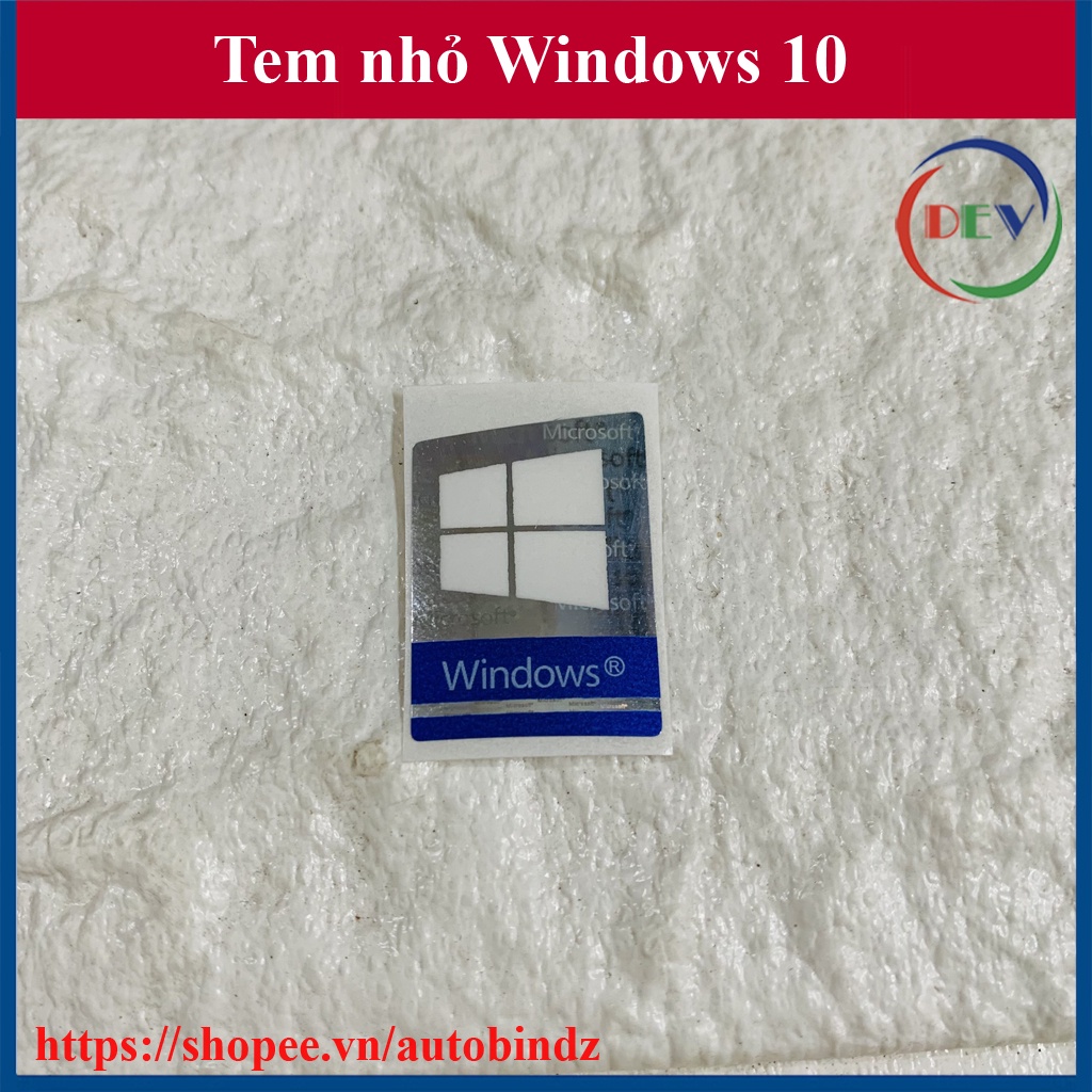 Tem Windows 10 - Thay tem Laptop - máy tính | Shopee Việt Nam