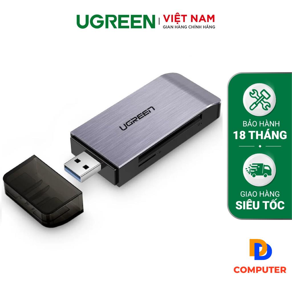 Đầu đọc thẻ tốc độ cao đa năng UGREEN CM180 hỗ trợ thẻ SD/TF/CF/MS DD ...
