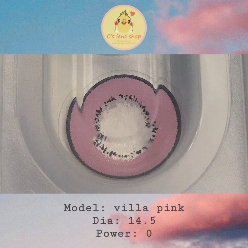 Lens mẫu VILLA màu Pink có cận 0-8 [ KHÔNG BÁN LỆCH ĐỘ ] | Shopee Việt Nam