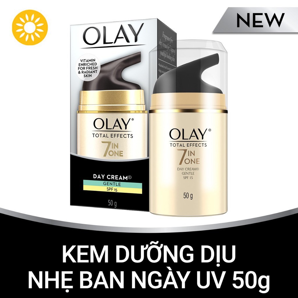 [GIẢM GIÁ SỐC] [HÀ NỘI] OLAY TOTAL EFFECTS Kem Dưỡng Dịu Nhẹ Ban Ngày chống UV 50G | Shopee Việt Nam