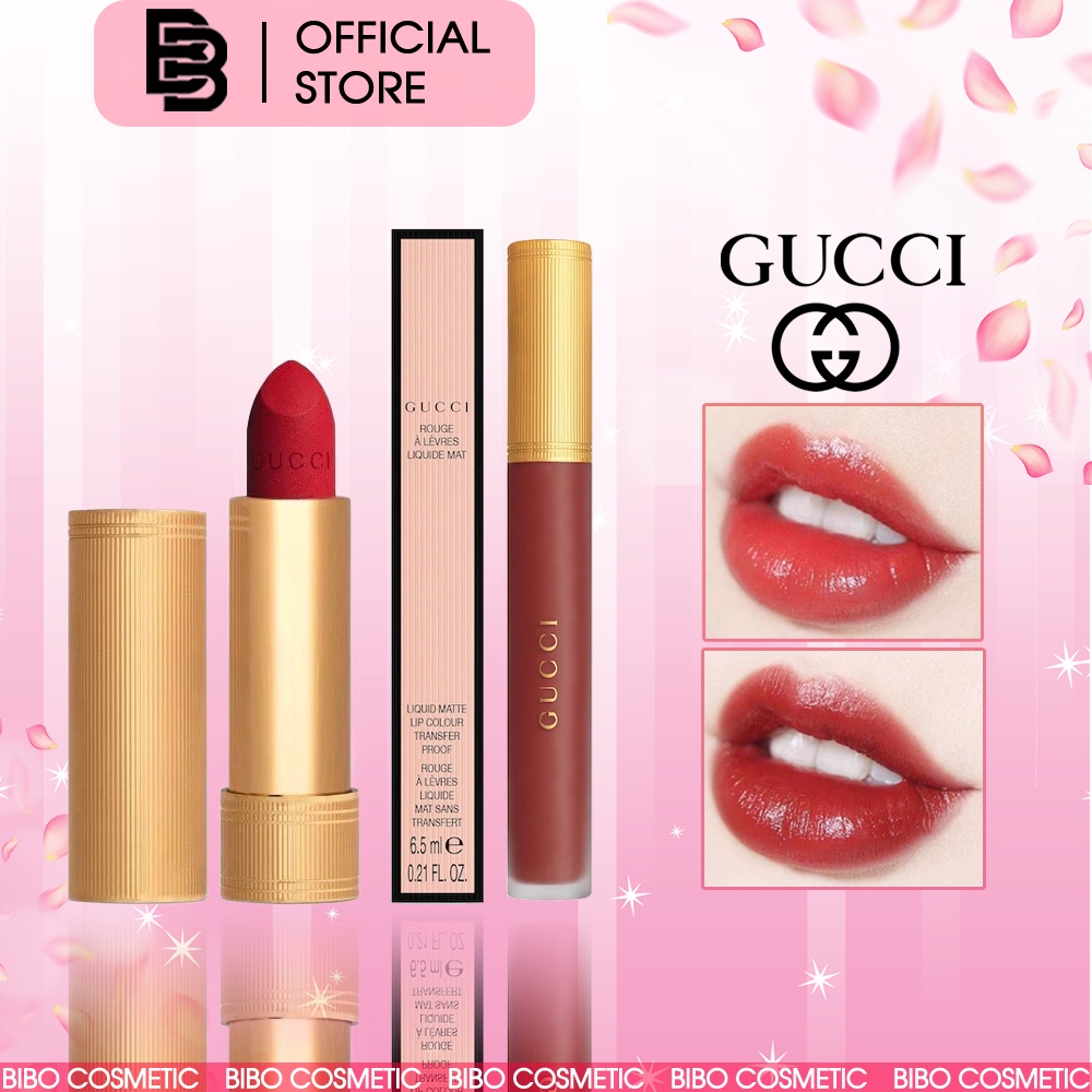 Son Kem Gucci Rouge Liquid Matte , Son Gucci Matte Chất Son Gucci Lì ...