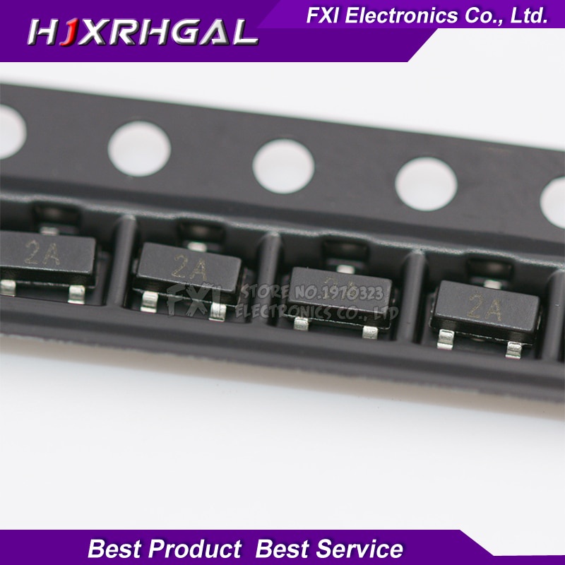 100 CÁI MMBT3906 2A MMBT3906LT1G 3906 2N3906 200mA 40V SOT-23 SOT23-3 PNP SMD Triod Transistor ...