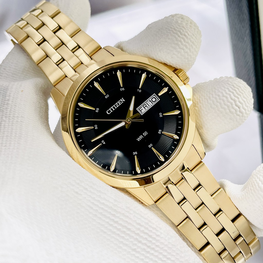 Đồng Hồ Nam Citizen BF2013-56E Dây Thép Vàng | Shopee Việt Nam