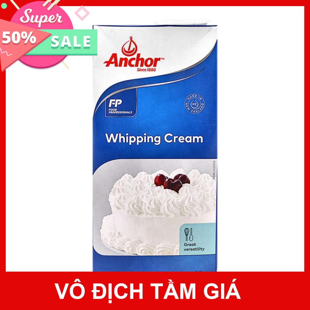 Kem Anchor 1 lít (whipping cream Anchor) | Shopee Việt Nam