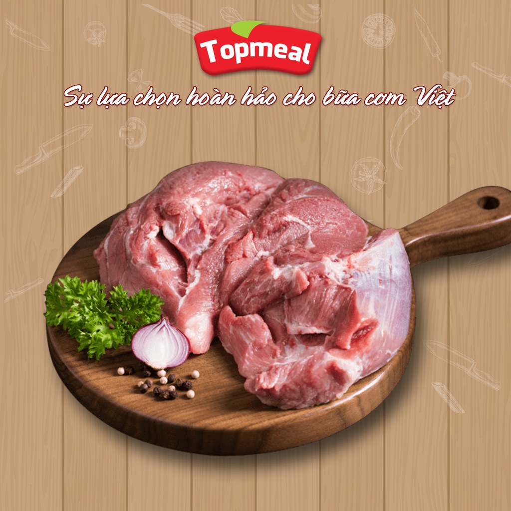 HCM - Thịt nạc vai heo Topmeal (500g) - Thích hợp với các món luộc ...
