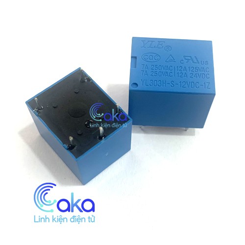 Relay 12V 7A 5 chân YL303H-S-12VDC-1Z | Shopee Việt Nam