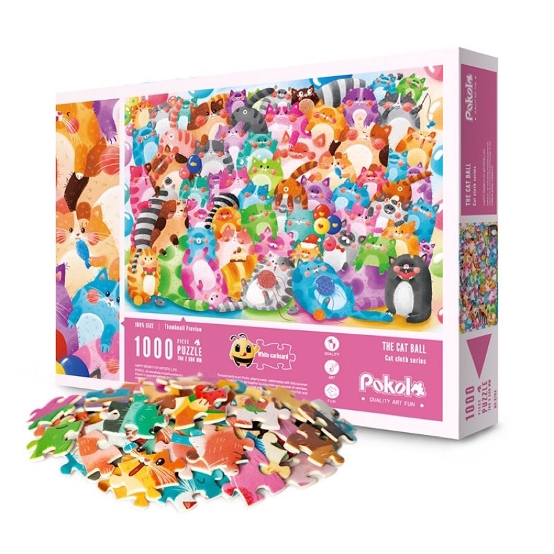 Bộ Tranh Ghép Hình Cao Cấp Pokolo Thú Cưng 1000 Mảnh Kích Thước 50x70cm ...