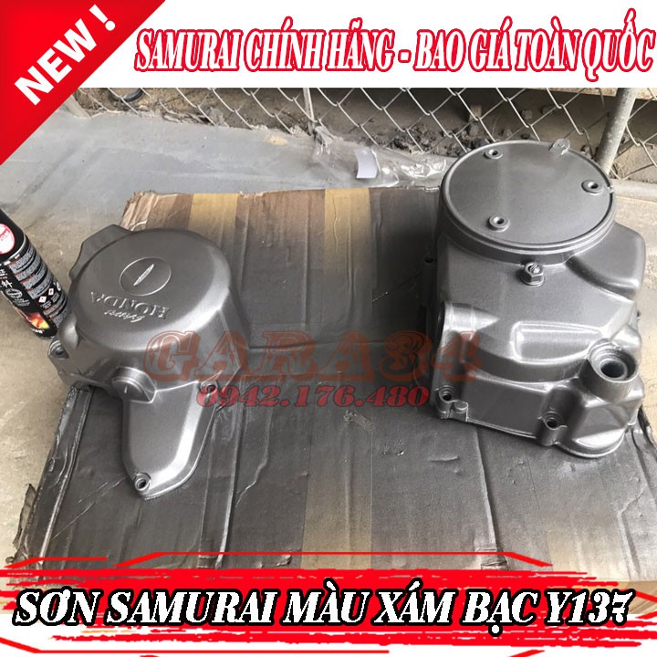 SƠN SAMURAI MÀU XÁM BẠC Y137 - DATE MỚI - G70 | Shopee Việt Nam