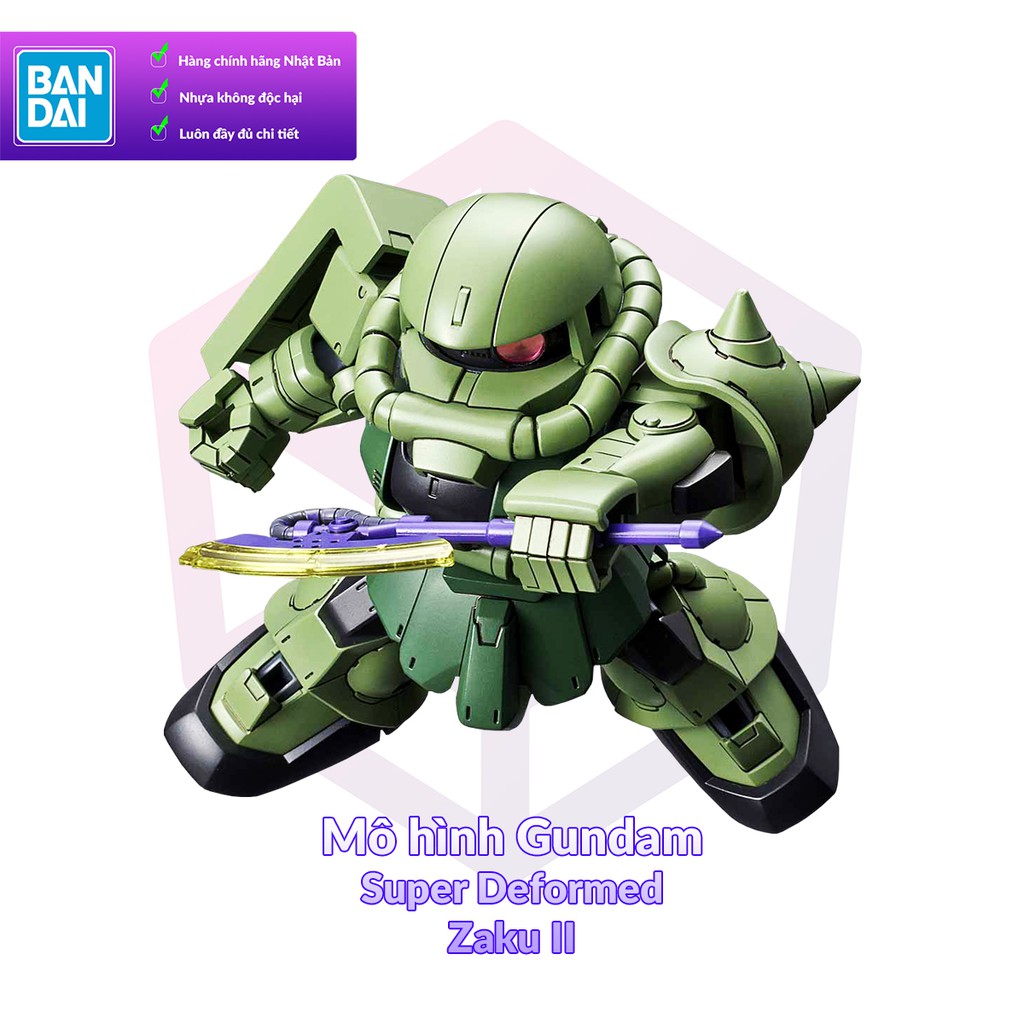 Mô Hình Gundam Bandai SD CS 04 Zaku II MS Gundam [GDB] [BSD] | Shopee ...