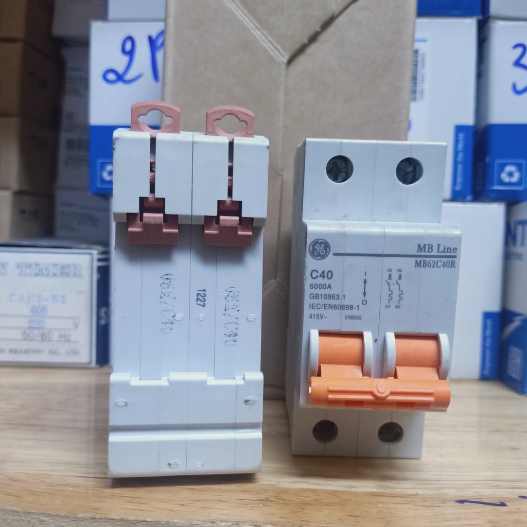 Cầu dao - MCB AC 2P 25A – 63A 220V 6KA MB - General Electric (GE - USA ...