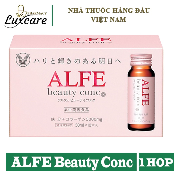 Alfe Beauty Conc - Giúp Da Sáng Đẹp - Hộp 10 chai x 50ml - Luxcare | Shopee Việt Nam