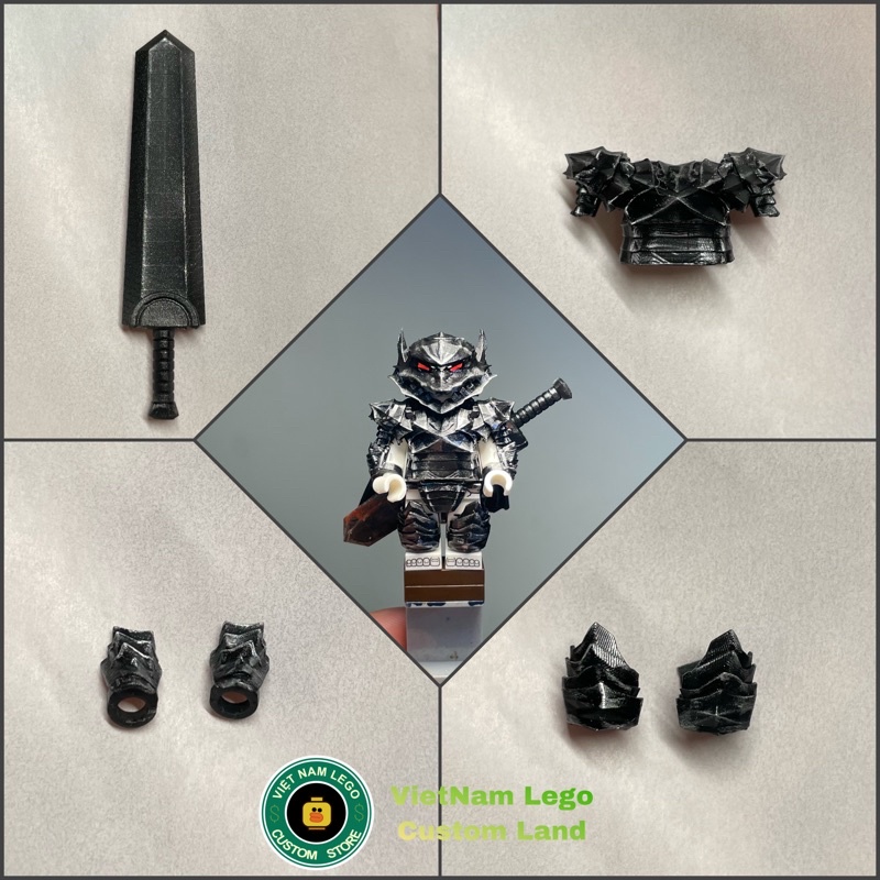 Phụ kiện minifigures: phụ kiện nhân vật Guts | Shopee Việt Nam