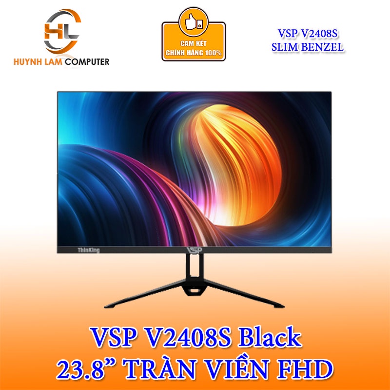 Màn hình VSP V2408S 24inch (23.8" VA FHD 75Hz, HDMI+VGA) Chính hãng phân phối | Shopee Việt Nam