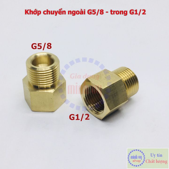 [BT] Khớp chuyển G5/8 (23) sang các chuẩn G1/2 M14x1.5 W21.8 -Đầu chuyển ren van điện | Shopee ...