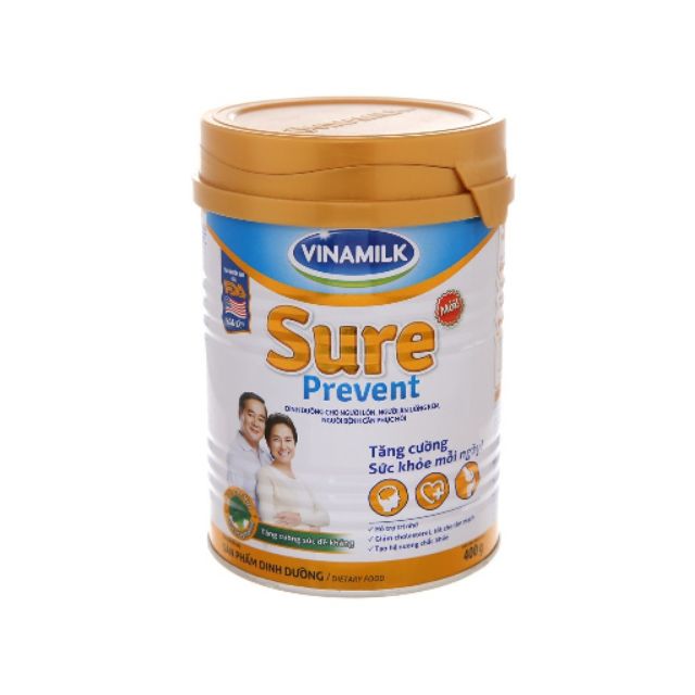 Sữa Vinamilk Sure Prevent 400g (date 2022) | Shopee Việt Nam