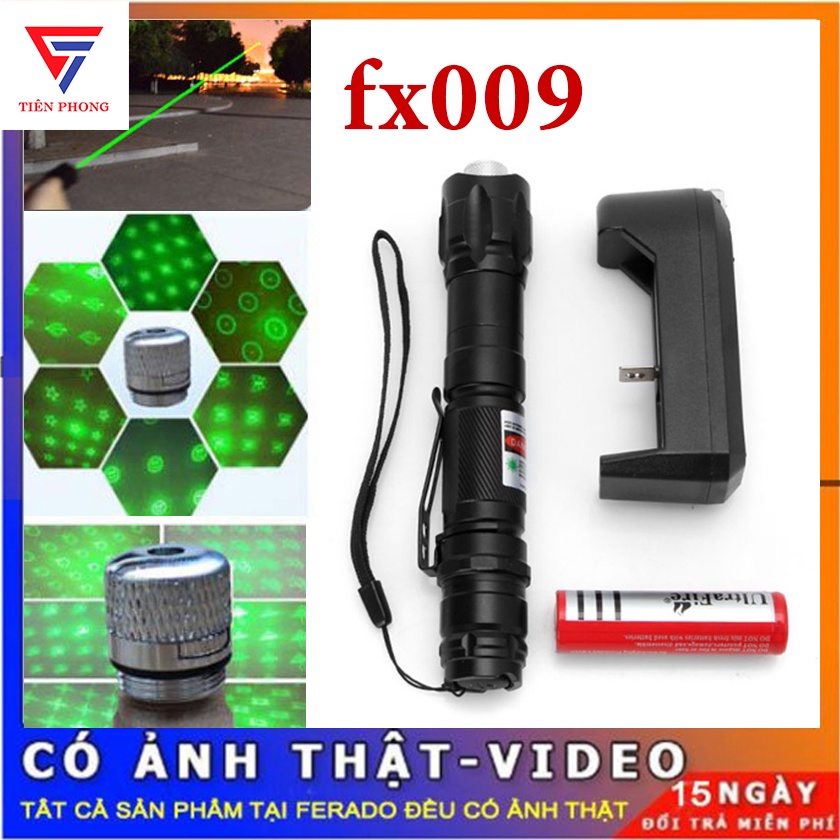 Đèn Pin Lazer Fx 009 đèn laze tia xanh siêu mạnh dùng cho trình chiếu ...