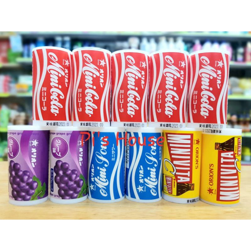 KẸO HÌNH LON NƯỚC NGỌT MINI COLA SOUR MINIVITA NHO ORION'S NHẬT ...