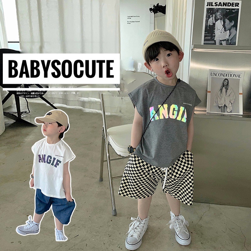 Áo sát nách ANGIF Trebi cho bé trai bé gái màu hè cực ngầu B69-21155 ...