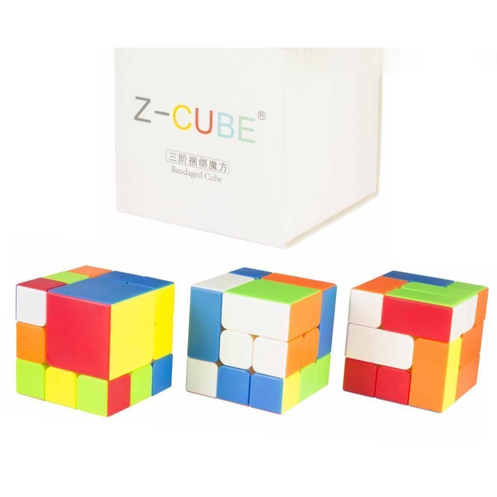 [Chính Hãng] Rubik Biến Thể Z-Cube Bandaged Cube 3x3 Stickerless ...
