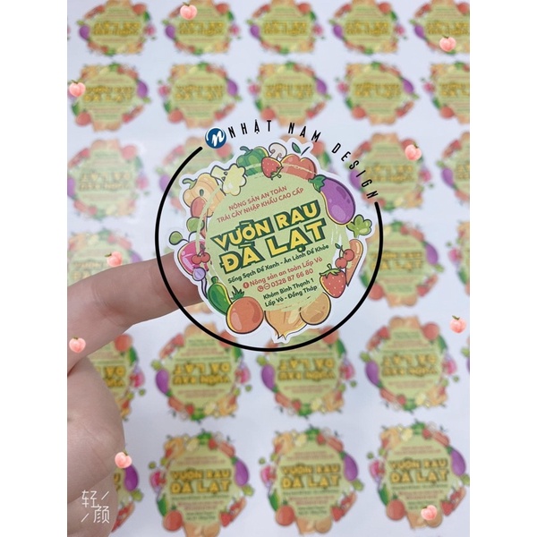 Sticker tròn 4cm 1000 chiếc | Shopee Việt Nam