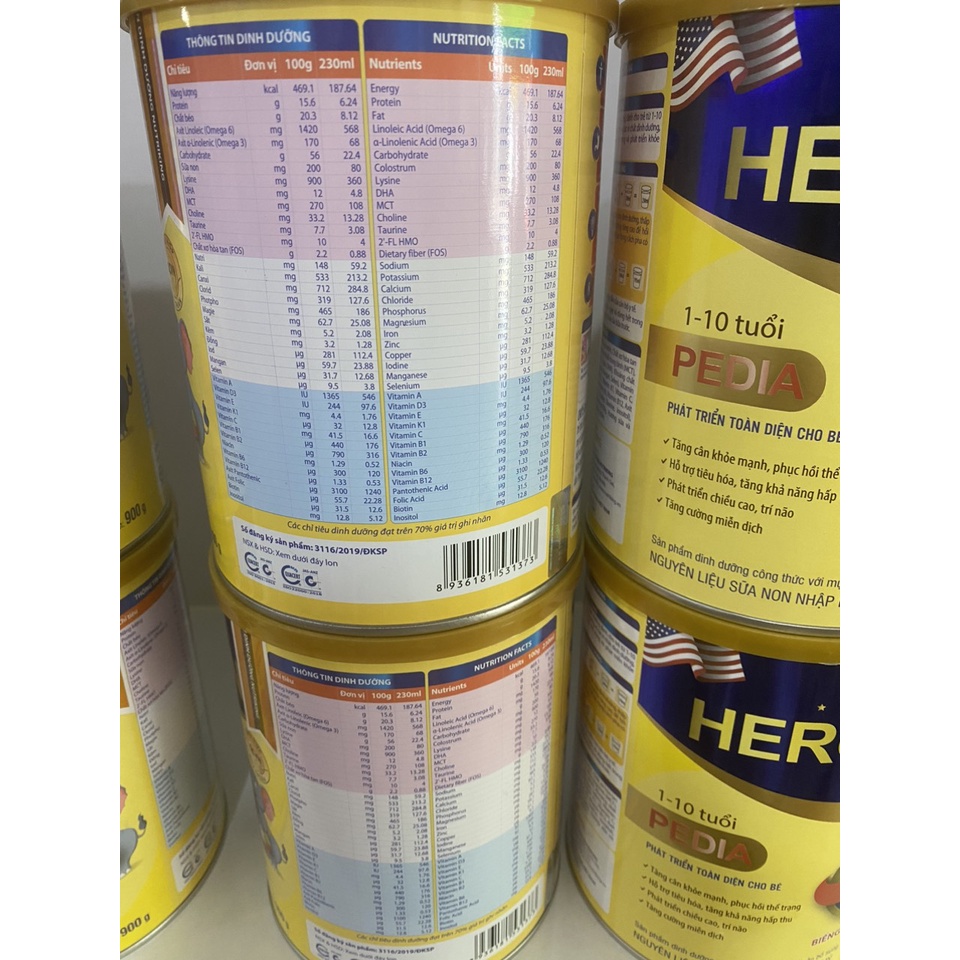 sữa bột herogen phát triển cân nặng và toàn diện cho bé | Shopee Việt Nam