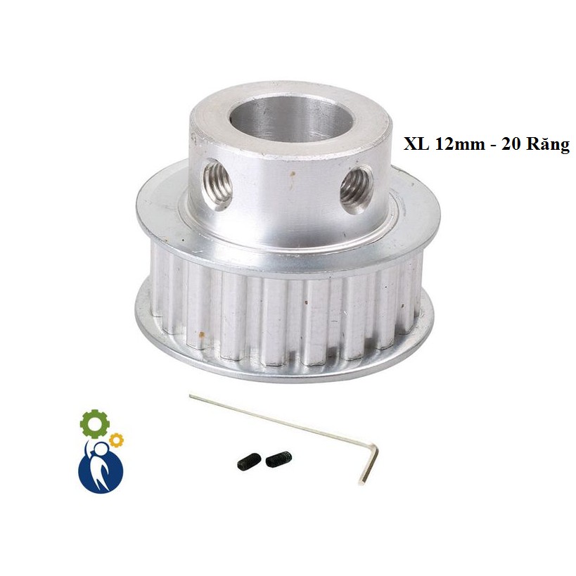 Buly, Puly, Pulley XL Trục 12mm - 20 Răng, sử dụng với dây đai XL ...