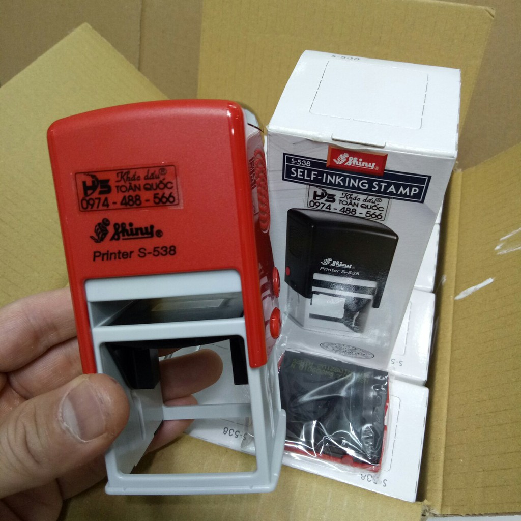 Cán dấu Shiny Printer S-538 (fullbox) | Shopee Việt Nam