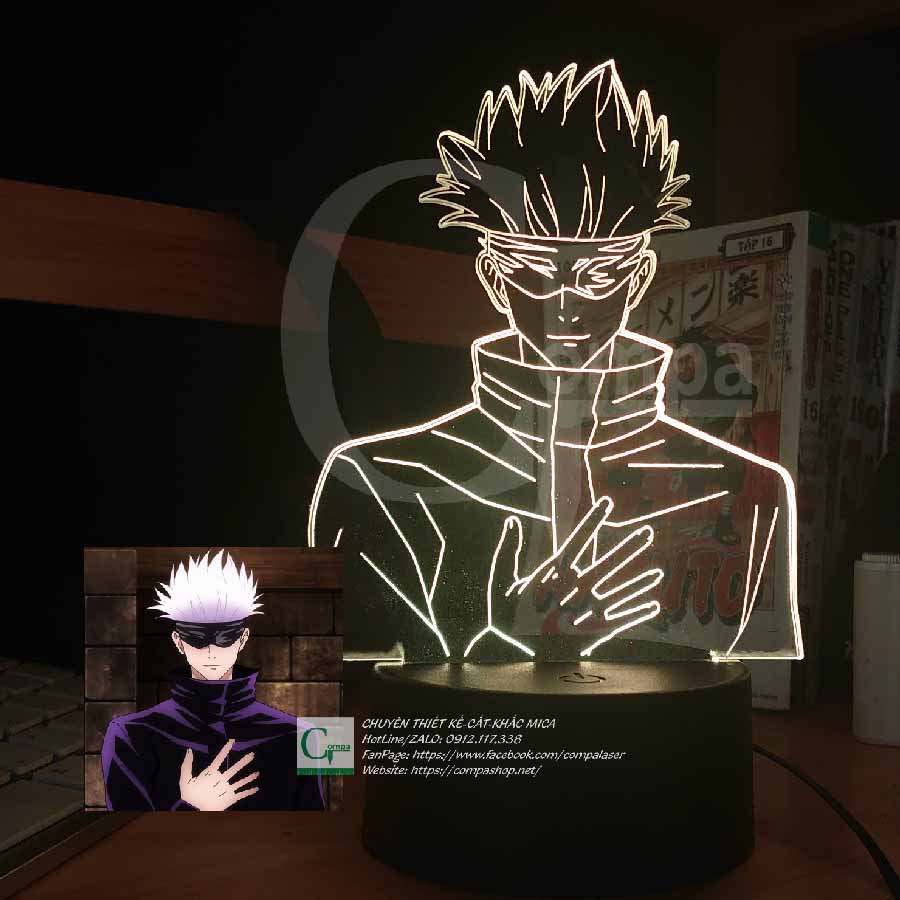 [ĐÈN NGỦ ANIME LED 3D] Đèn Ngủ Jujutsu Kaisen Satoru Gojo Type 25 ...