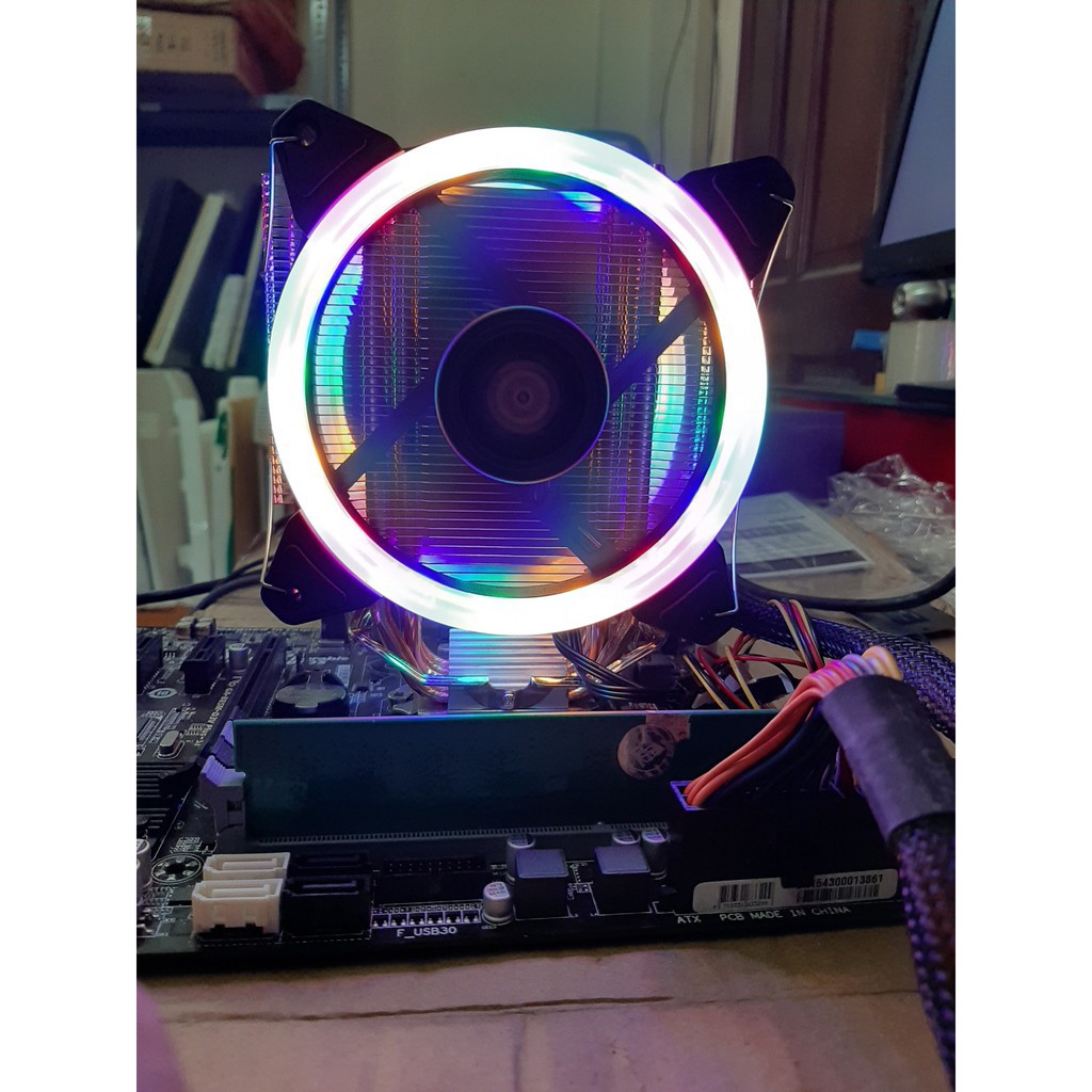 Fan CPU LED RGB COOLERSNOWMAN M-T4 ĐẸP XUẤT SẮC | Shopee Việt Nam