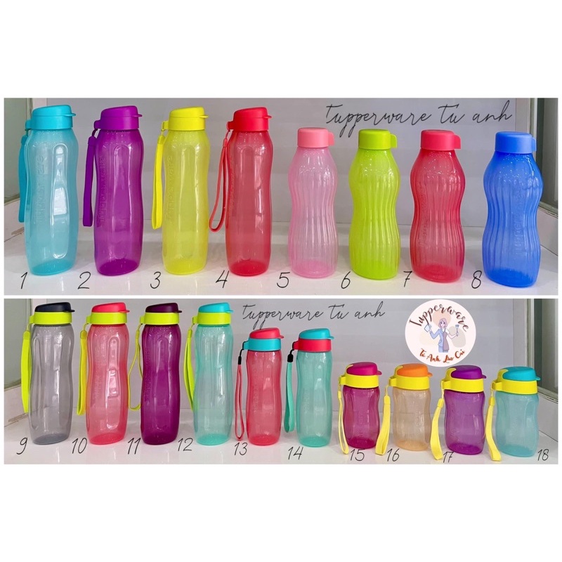 Tupperware - Bình nước eco bottle gen 2 310ml - 500ml - 750ml - 880ml - 1lit | Shopee Việt Nam