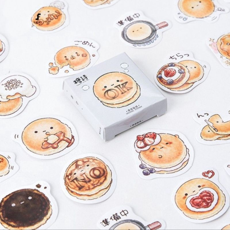Bộ 45 sticker Bánh bao cute | Shopee Việt Nam