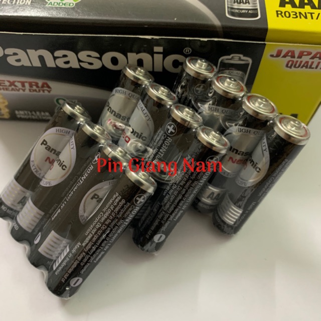 Pin AAA Panasonic Neo R03NT Bộ 12 Viên Hàng Chính Hãng Made in ...