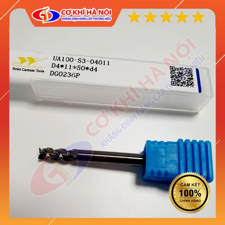 Dao CNC Chuyên Phay Nhôm GESAC D1-5mm 3 me cắt UA100-S3, Dao Phay Ngón ...