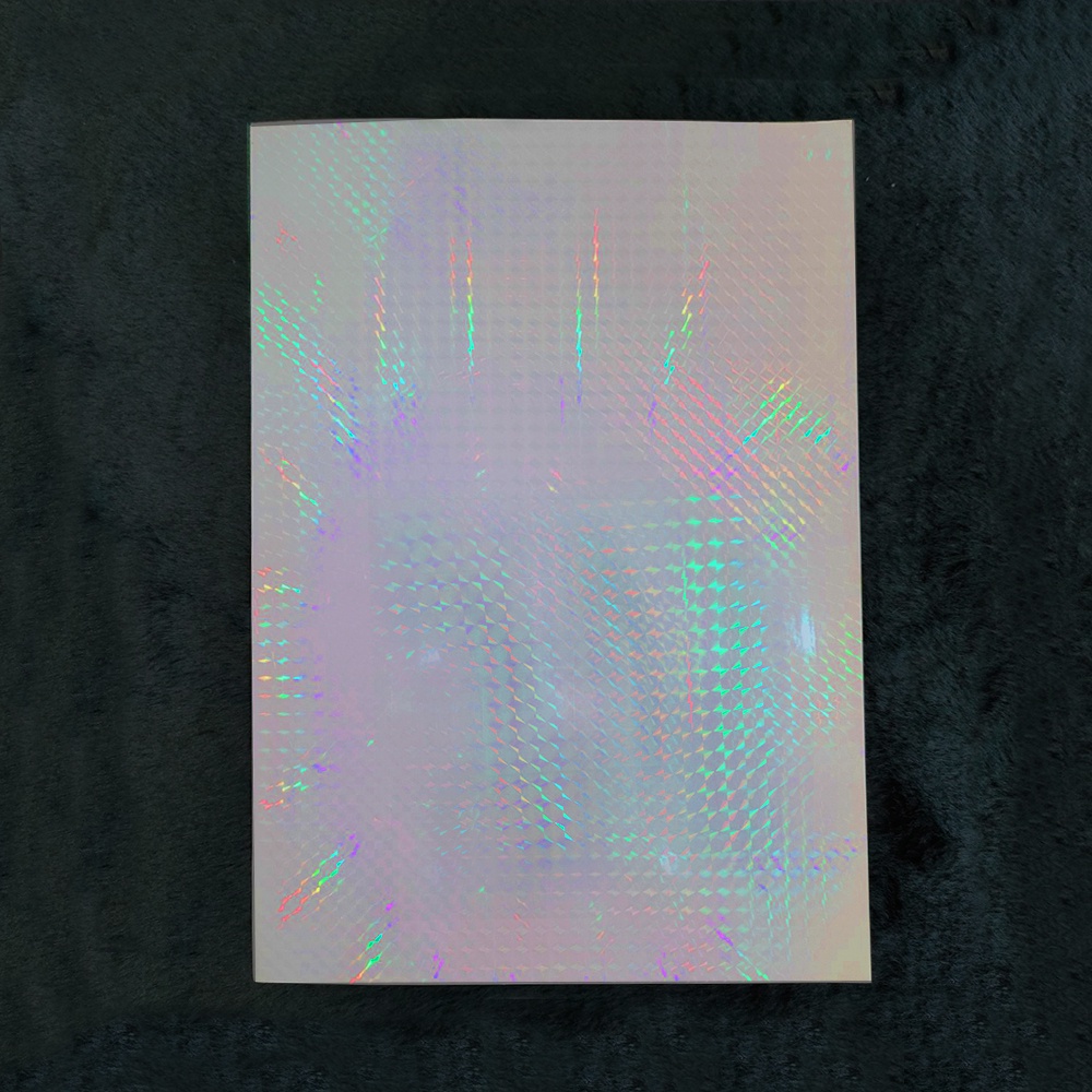 Màng cán Hologram lấp lánh trang trí sticker, toploader Size A4 ...