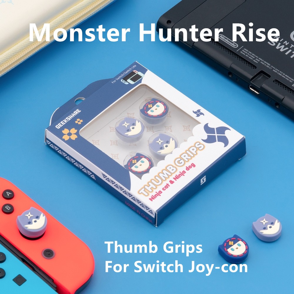 Nintendo Switch Thumb Grips 4 chiếc Monster Hunter Rise Analog Caps cho ...