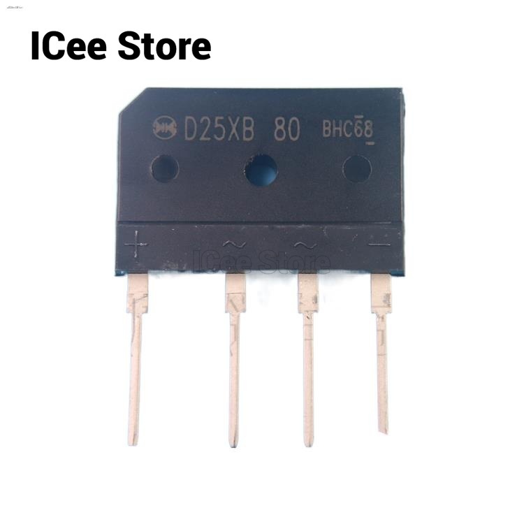 Bộ 5 Cầu Chỉnh Lưu D25XB60 25A 600V D25XB80 800V | Shopee Việt Nam