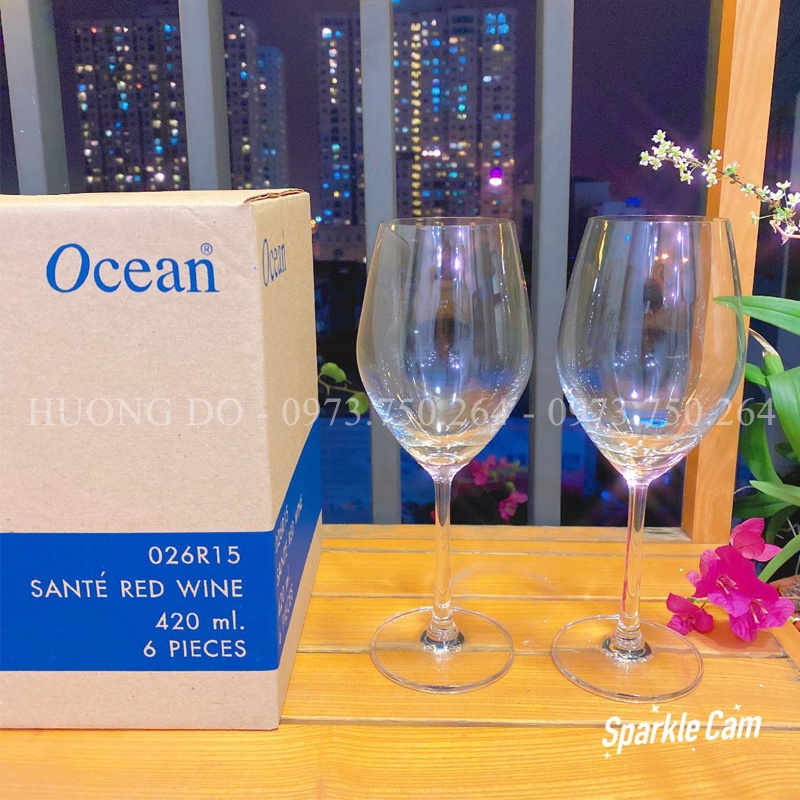 Ly uống vang đỏ 420ml - Ly rượu vang thủy tinh Ocean Lexington Red Wine ...
