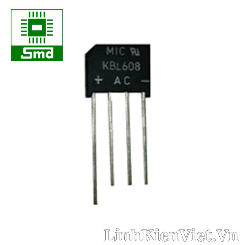 Diode Cầu chỉnh lưu 2A 3A 4A 6A 8A 10A Cầu diode KBU KBP Linh kiện điện ...