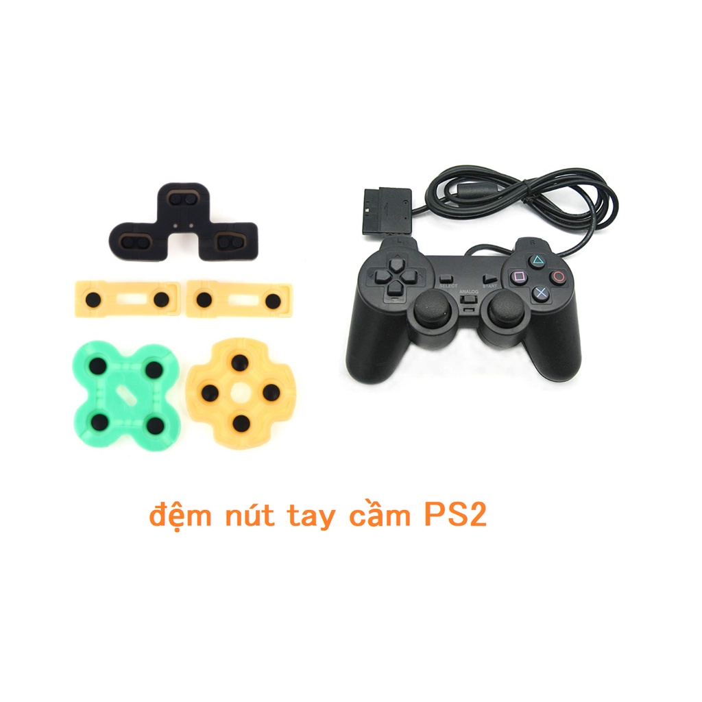 Đệm Nút Bấm Cao Su Silicon Tay Cầm Máy Game Ps2 | Shopee Việt Nam