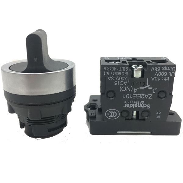 Công tắc xoay 2 vị trí tự giữ phi 22 1NO Schneider XA2ED21| Chuyển mạch 2 vị trí | Shopee Việt Nam