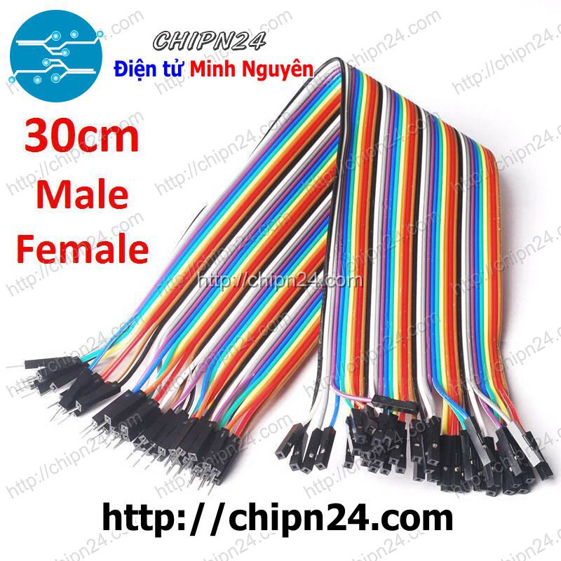 [20 SỢI] (A148) Dây Cắm Test Board 30cm Đực-Cái | Shopee Việt Nam