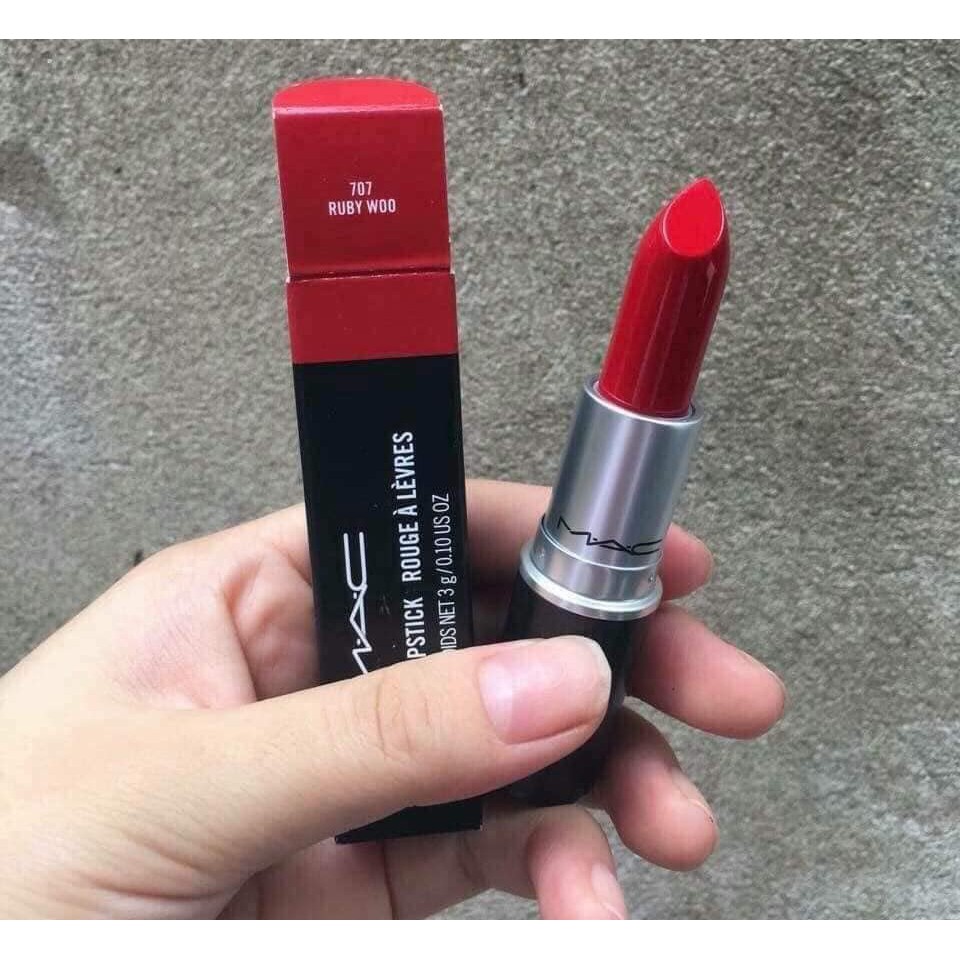 [Chính Hãng] Son Mac Ruby Woo 707 | Shopee Việt Nam