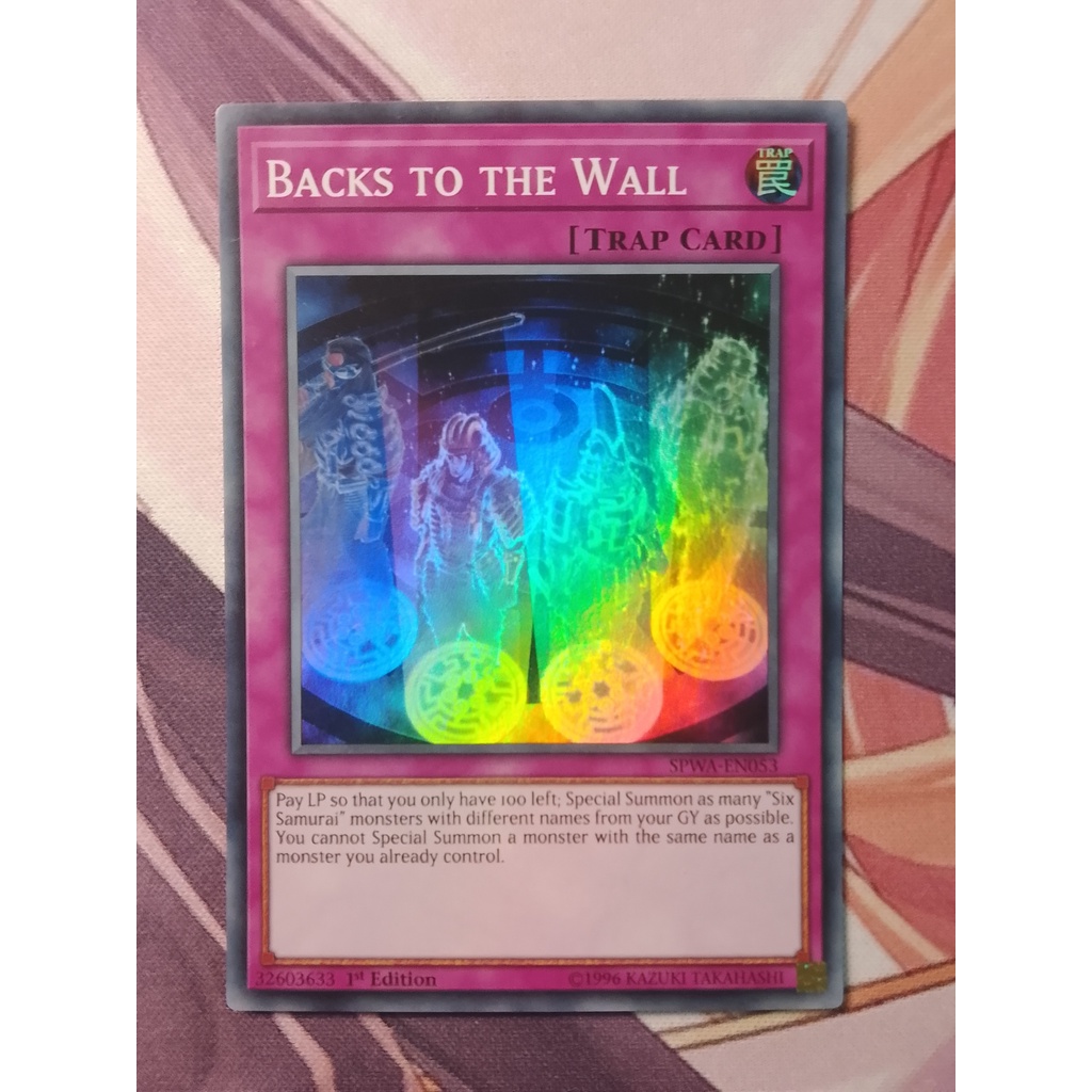 Thẻ Bài Yugioh: Back To The Wall SPWA-EN053 | Shopee Việt Nam